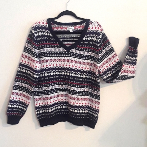 croft & barrow | Sweaters | Croft Barrow Nordic Sweater Fair Isle ...